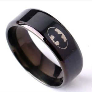 Accessories | New Engraved 4 Round Batman Symbol Hero Polished Black ...